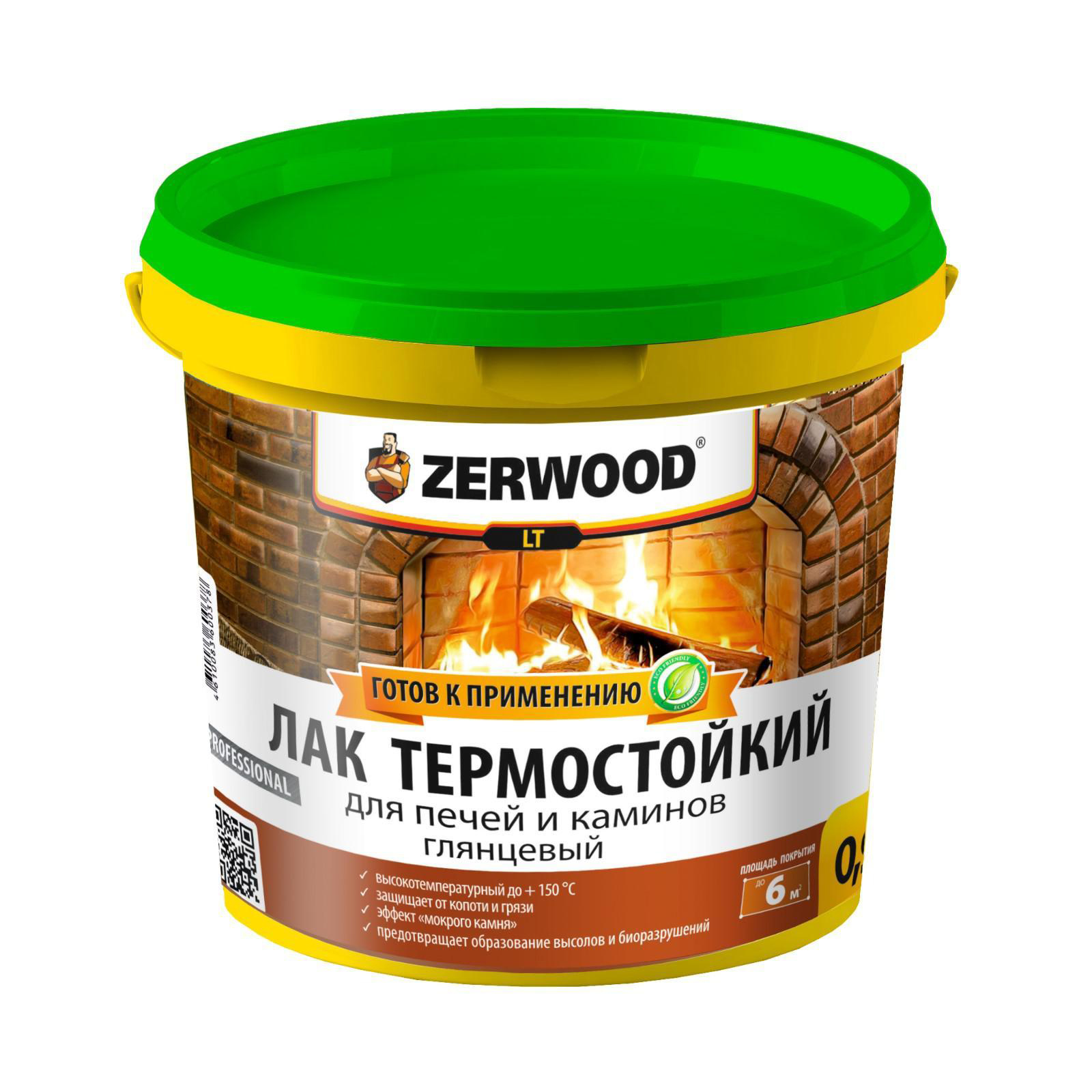 Купить лак термостойкий zerwood lt для печей и каминов в п/э ведре по 2 ...